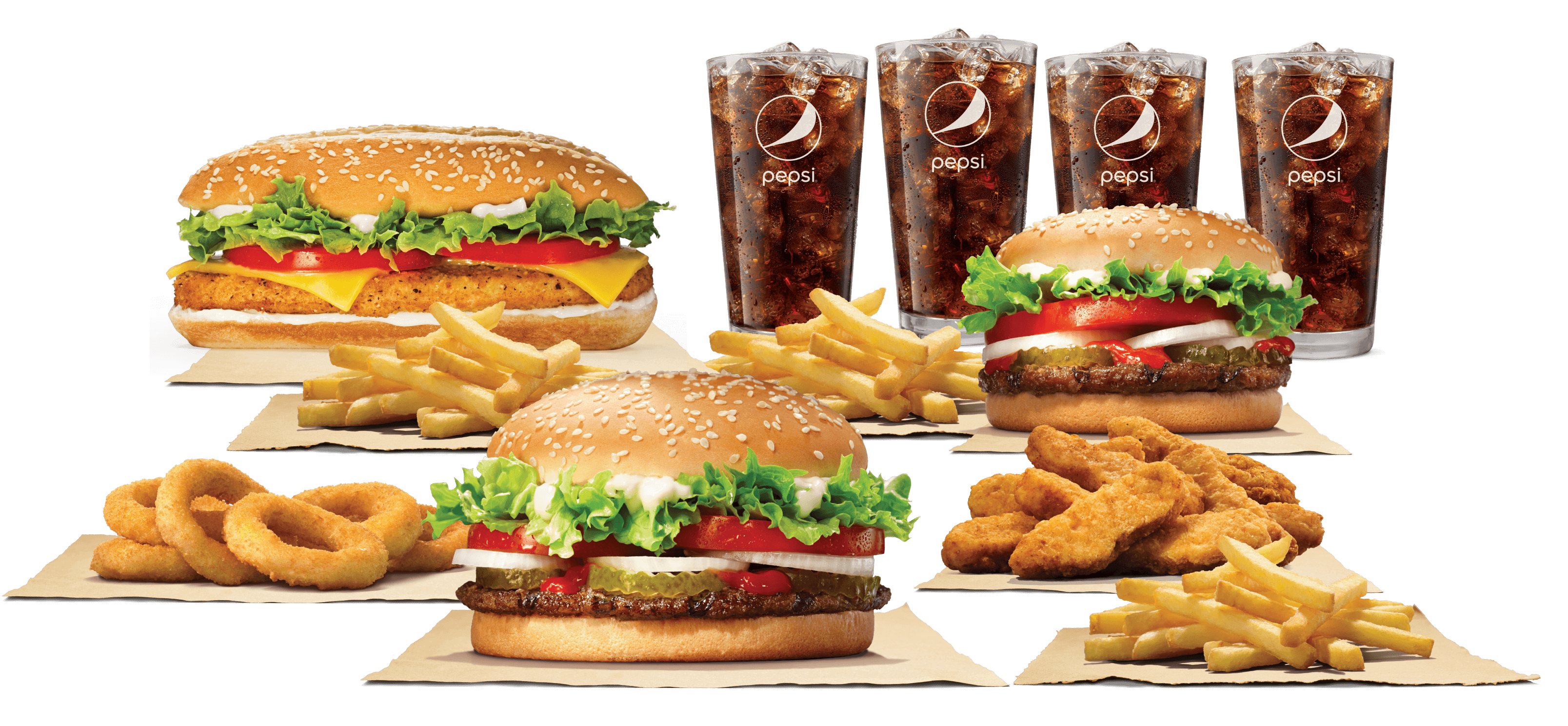 Burger King presenta nuevos combos familiares