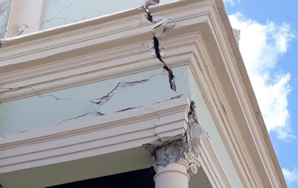 Nuevos daños en Ponce tras el fuerte sismo de esta mañana