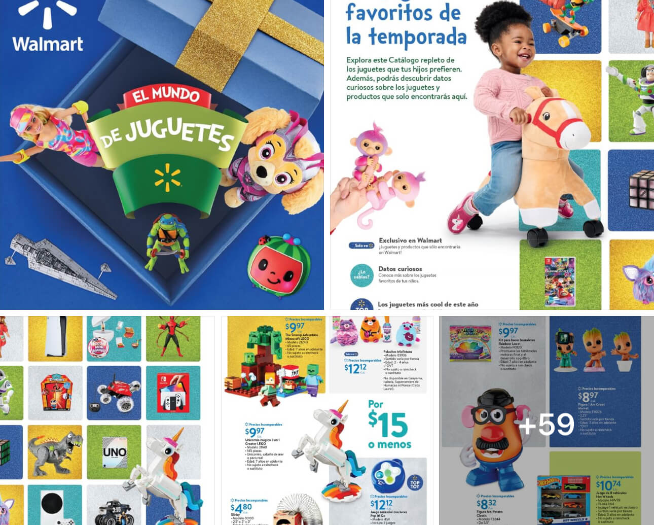 Walmart publica su "shopper" de juguetes para esta navidad