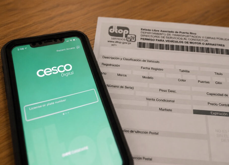 La licencia de tu vehículo estará disponible siempre en CESCO Digital